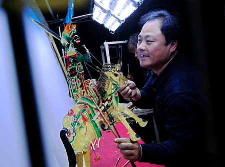 Chinese Shadow Puppet festival in Shenyang
