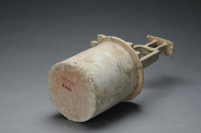 Green Glazed Pottery Well Head