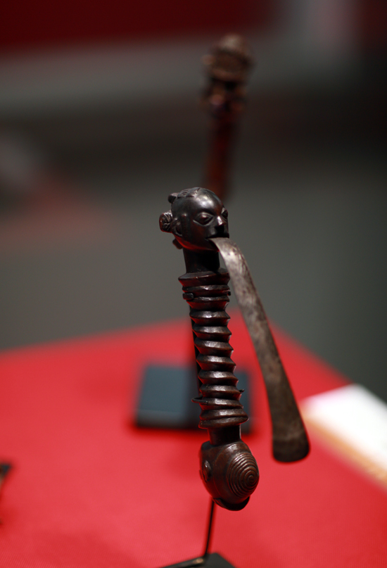 Traditionary weapons from Central Africa