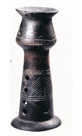 Eight-petal Silver Stem Cup with Peach-shaped Pattern